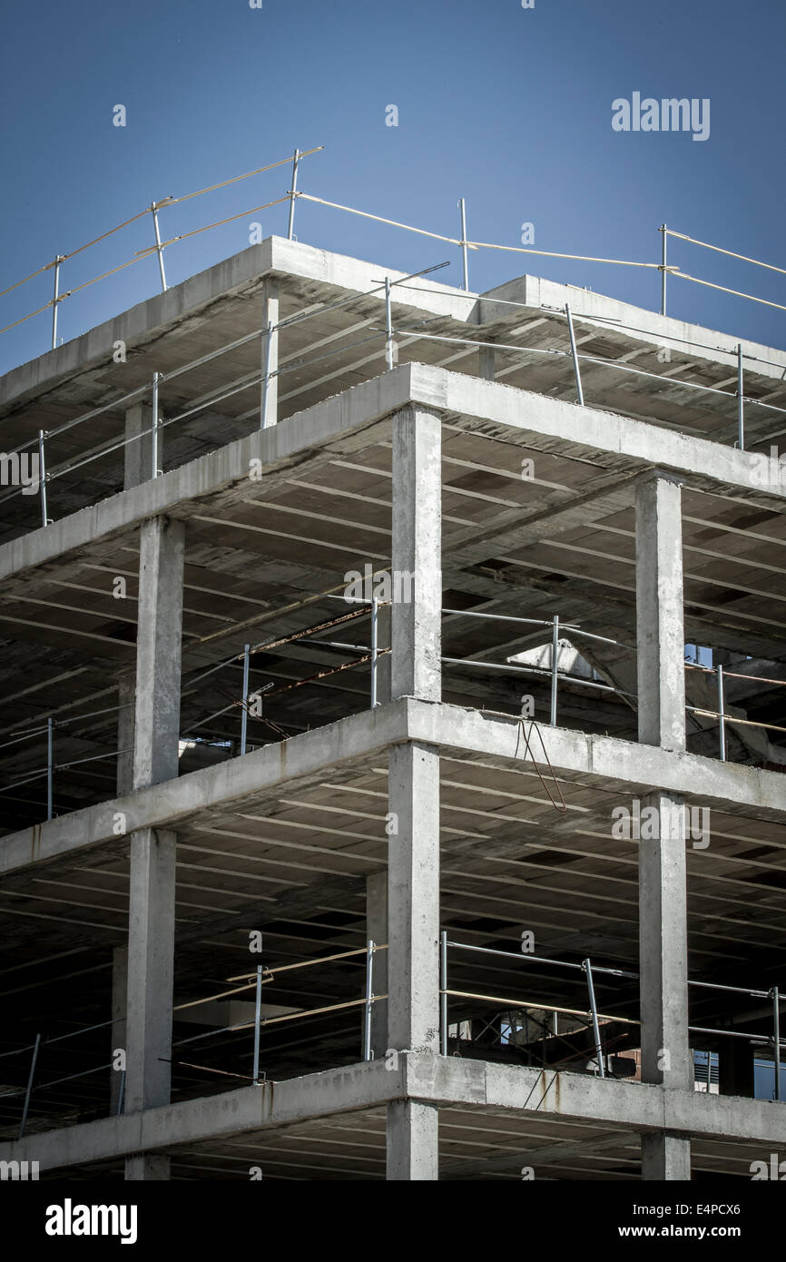 building construction, concrete beams Stock Photo - Alamy