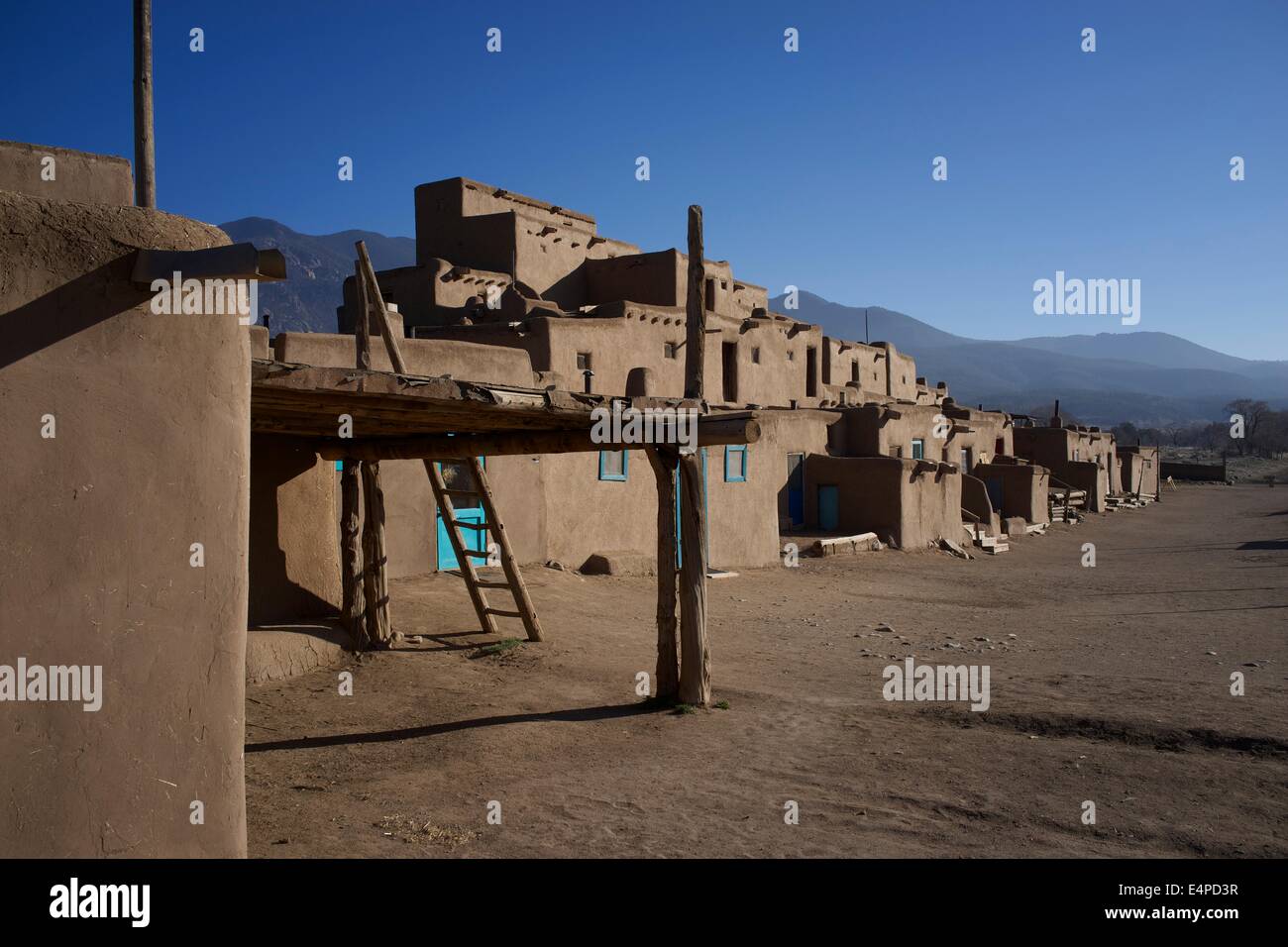 Taos Pueblo Building Stock Photo - Alamy