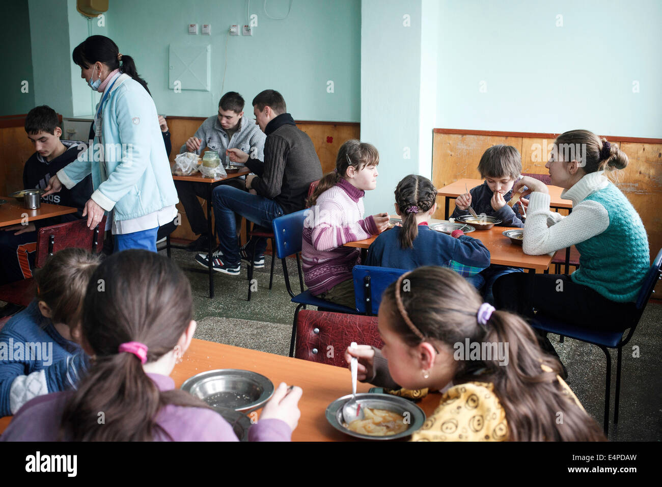 Tuberculosis and HIV in Moldova, children's ward in the TB hospital ...