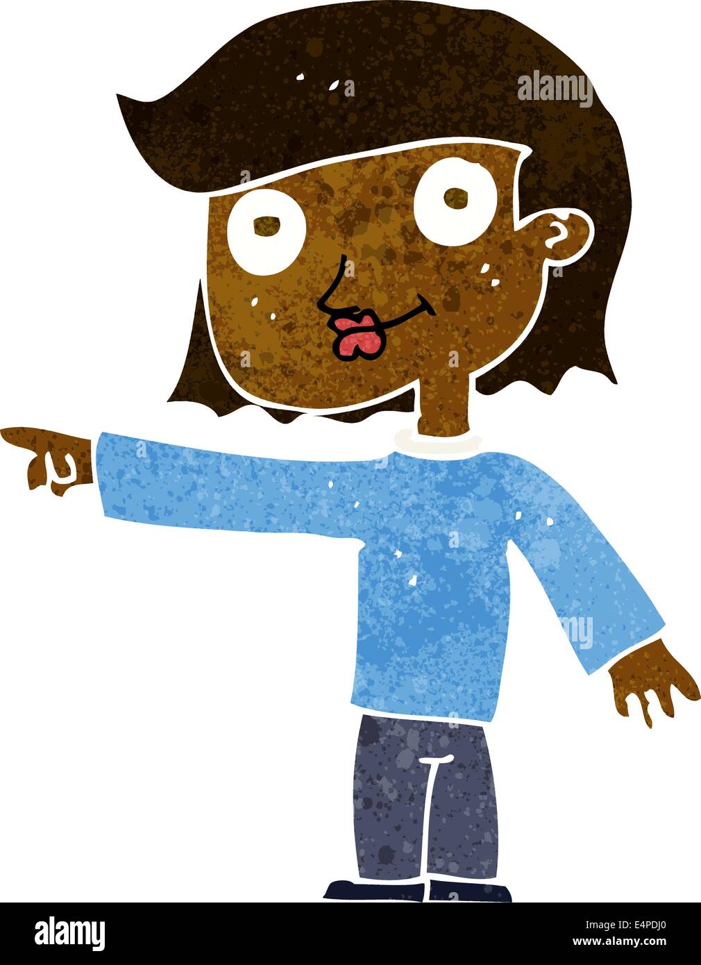 cartoon pointing person Stock Vector Image & Art - Alamy