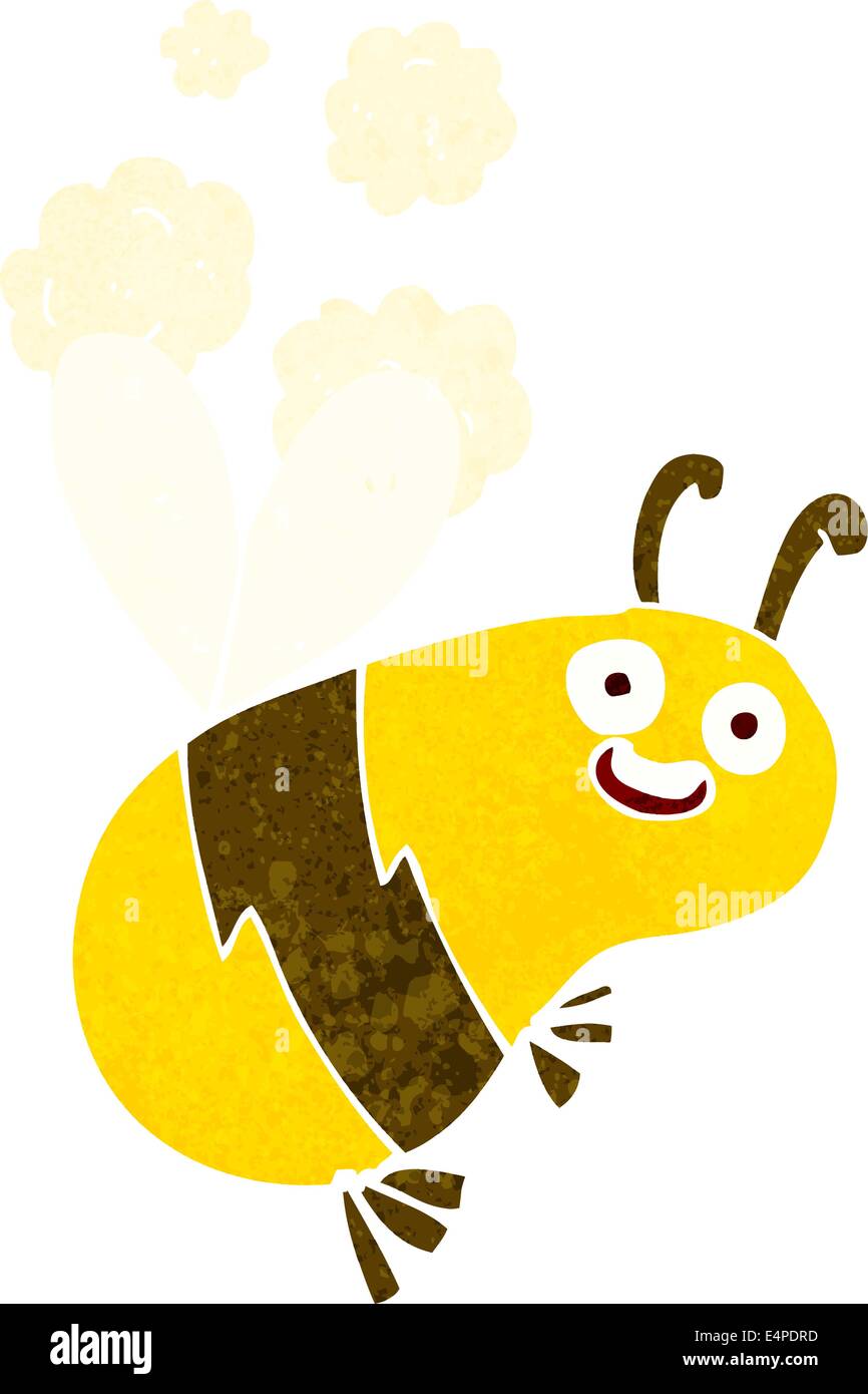 funny cartoon bee Stock Vector Image & Art - Alamy