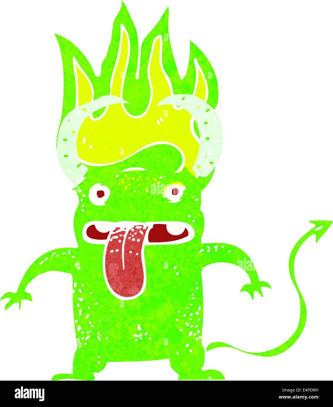 Cartoon little devil Stock Vector Images - Alamy