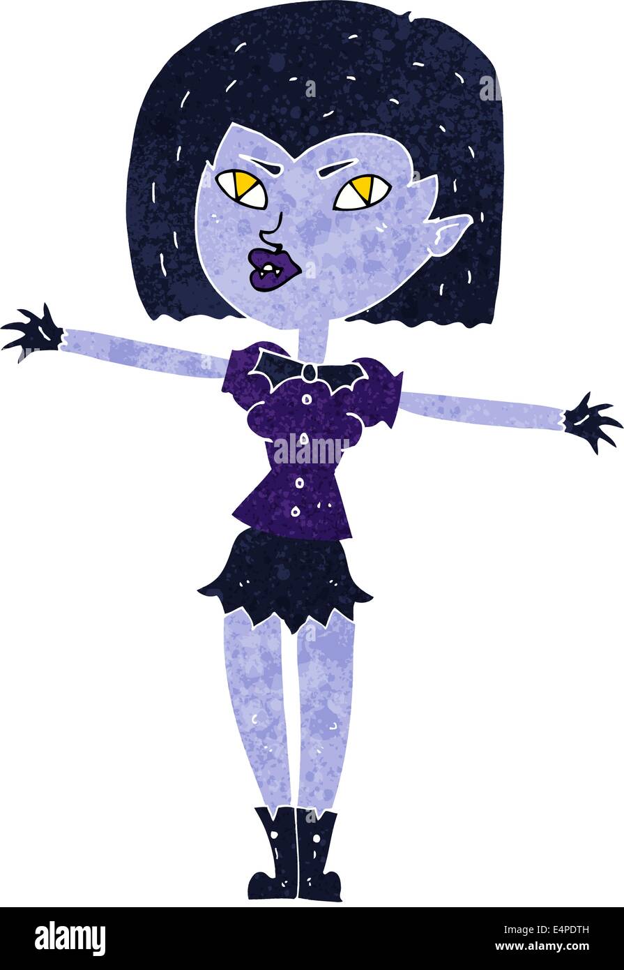 cartoon vampire girl Stock Vector Image & Art - Alamy