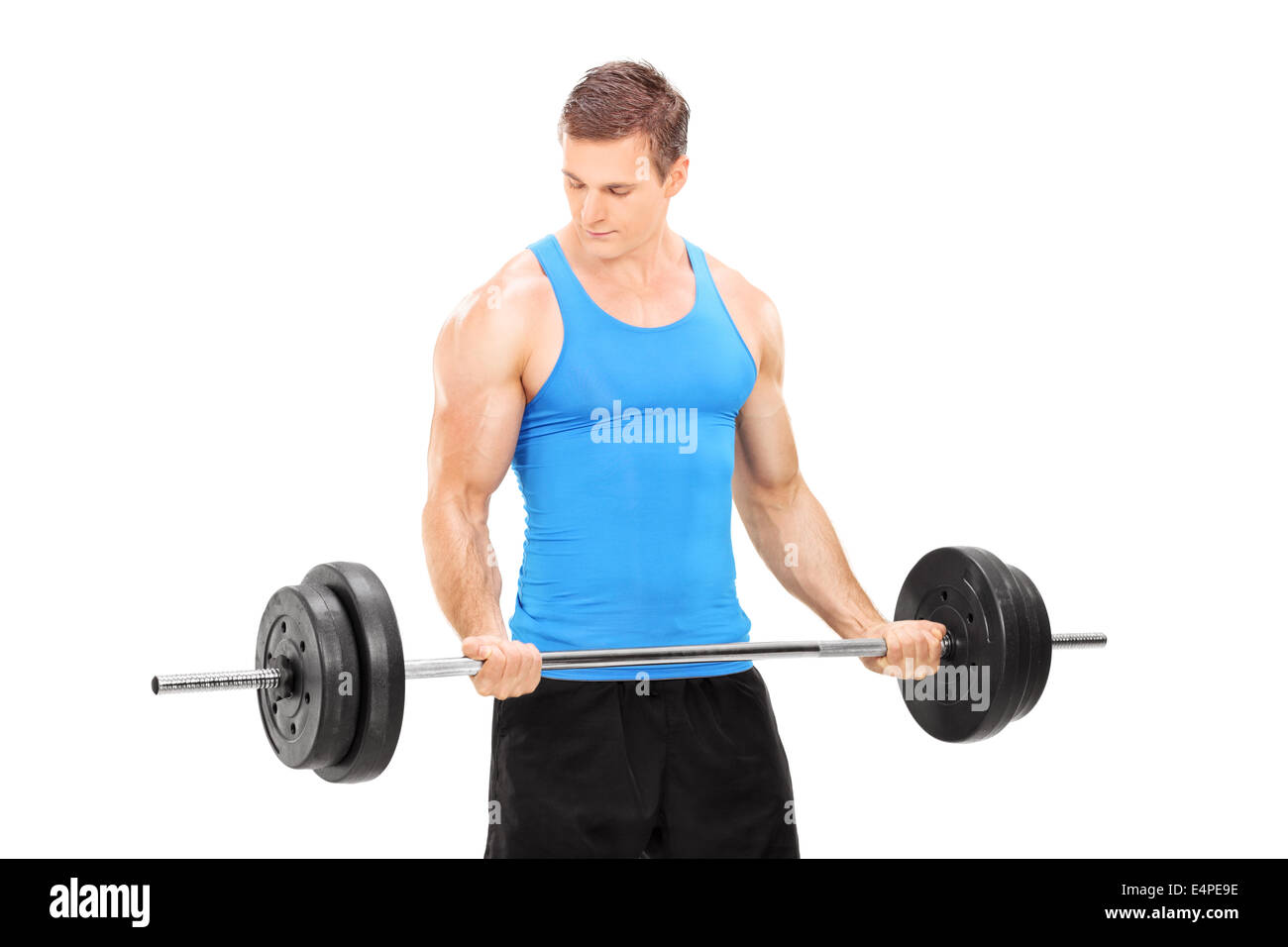Male bodybuilder posing hi-res stock photography and images - Alamy