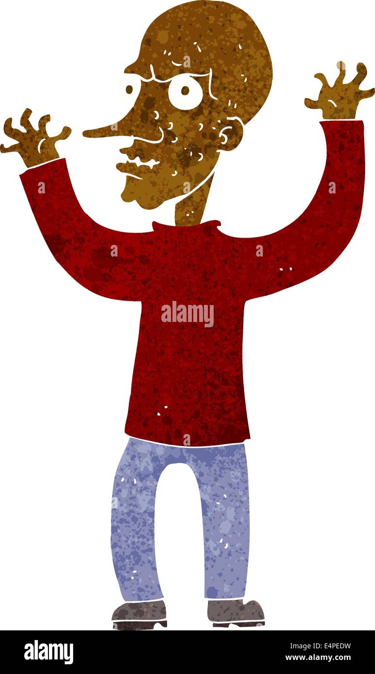 cartoon mean man Stock Vector Image & Art - Alamy