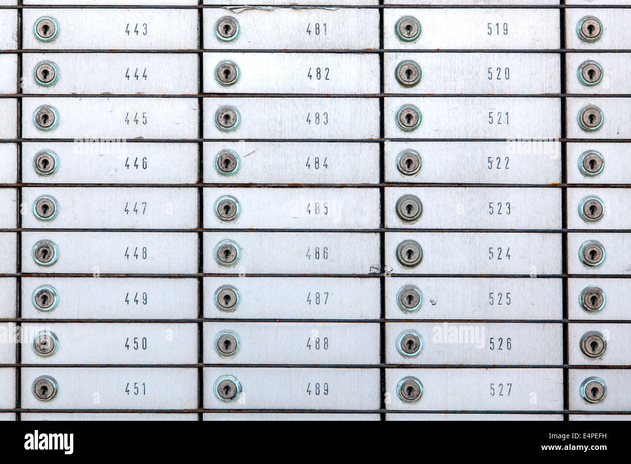 Post office boxes, mailboxes, Maribor, Slovenia Stock Photo - Alamy