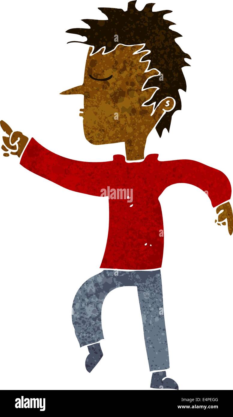 cartoon man pointing Stock Vector Image & Art - Alamy