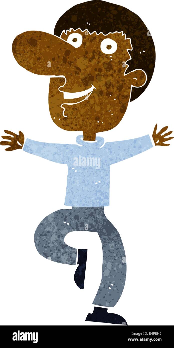 cartoon happy man Stock Vector Image & Art - Alamy