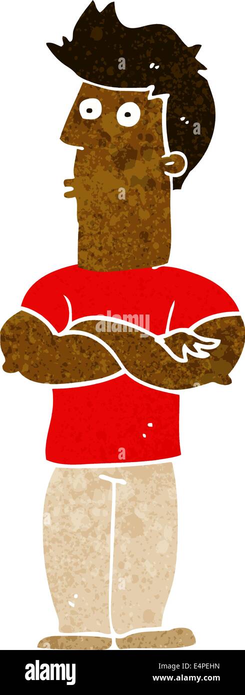 Arms folded crossed Stock Vector Images - Alamy