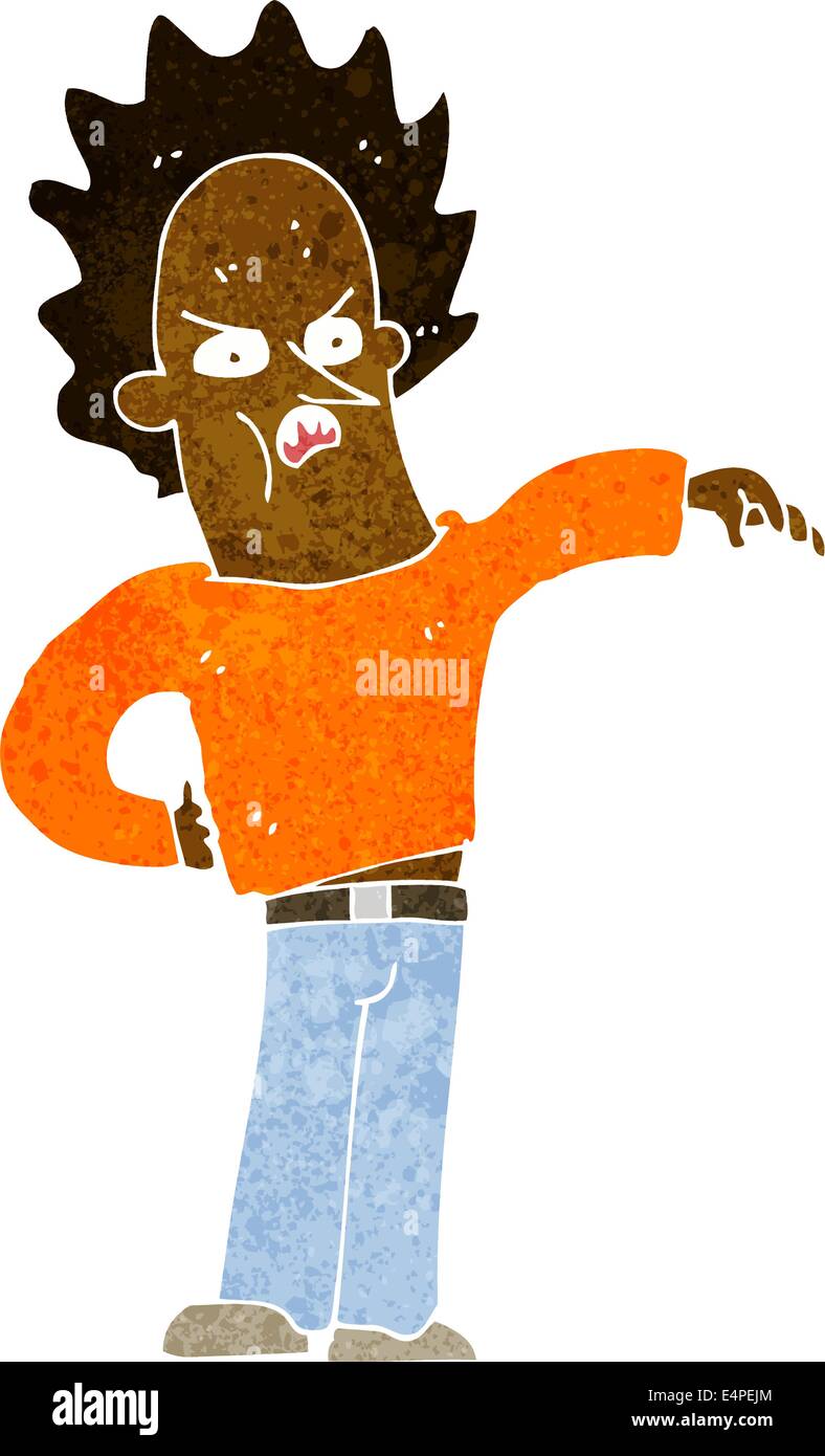 cartoon nasty boy Stock Vector Image & Art - Alamy