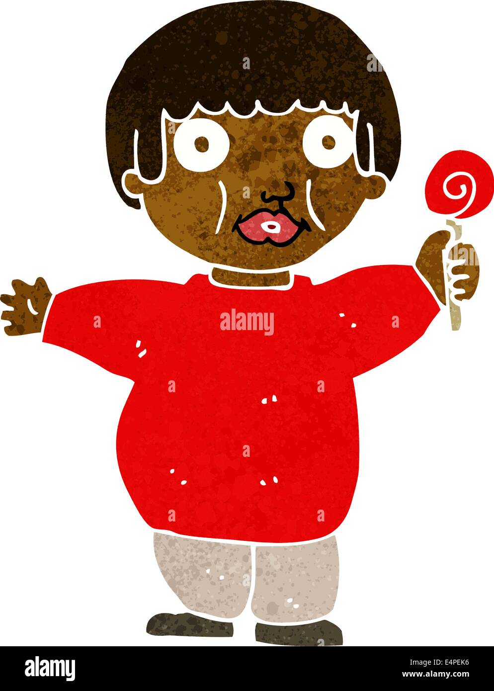 Cartoon fat child Stock Vector Images - Alamy
