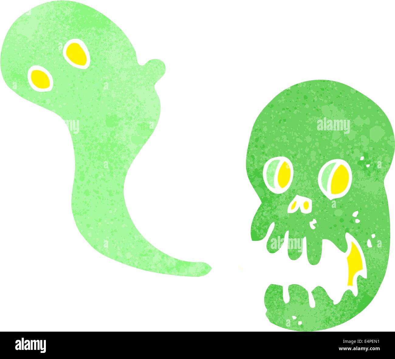 cartoon spooky skull Stock Vector Image & Art - Alamy