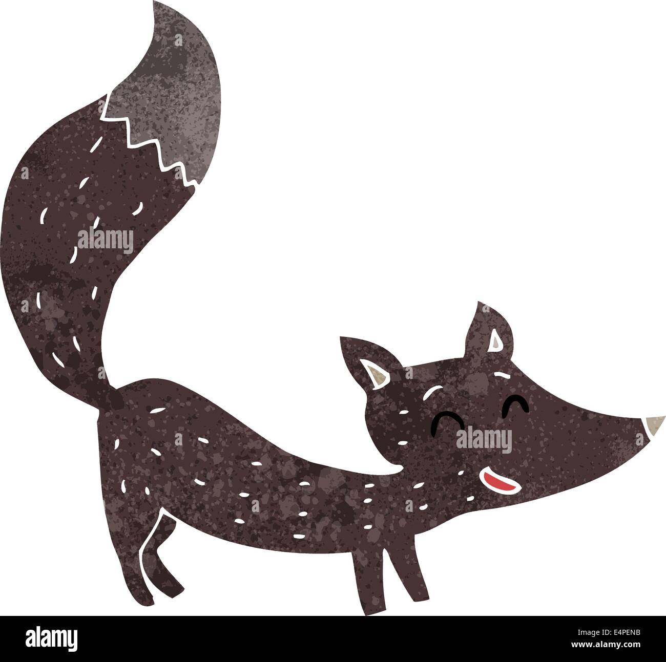 cartoon little wolf cub Stock Vector Image & Art - Alamy