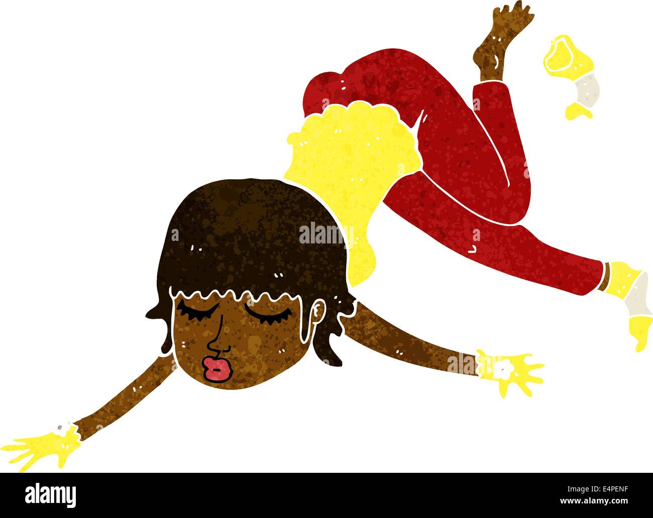 cartoon woman floating Stock Vector Image & Art - Alamy