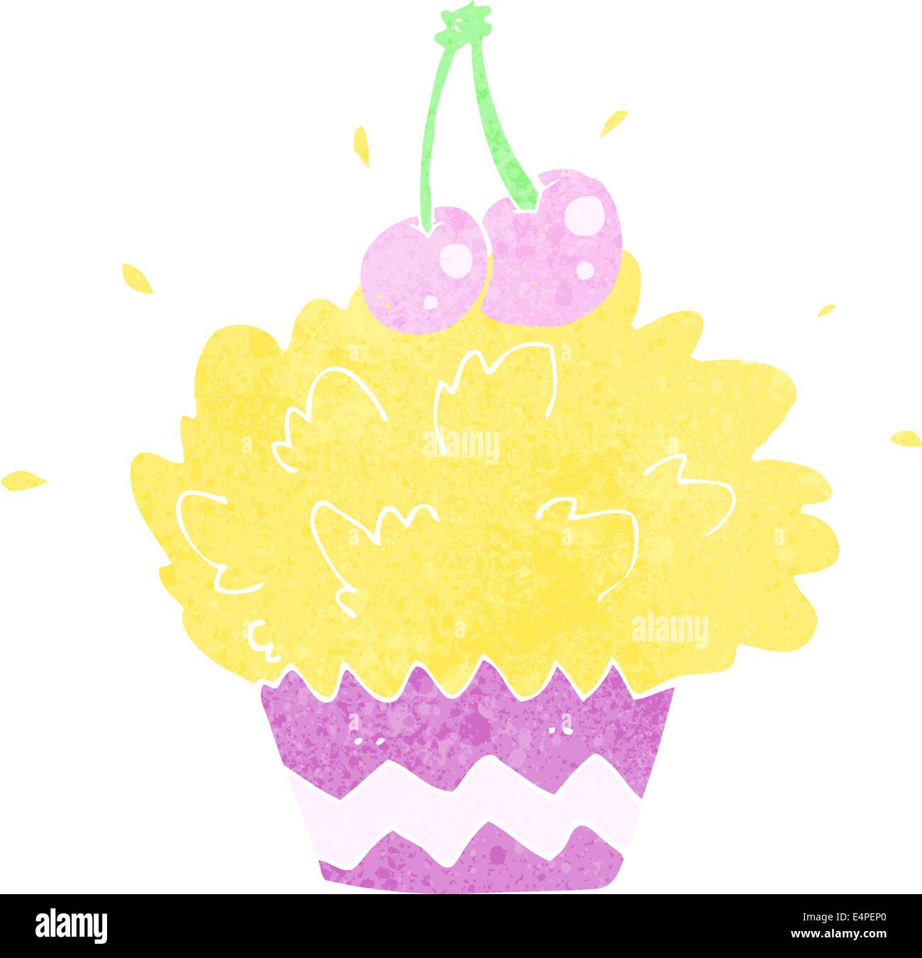 cartoon exploding cupcake Stock Vector Image & Art - Alamy