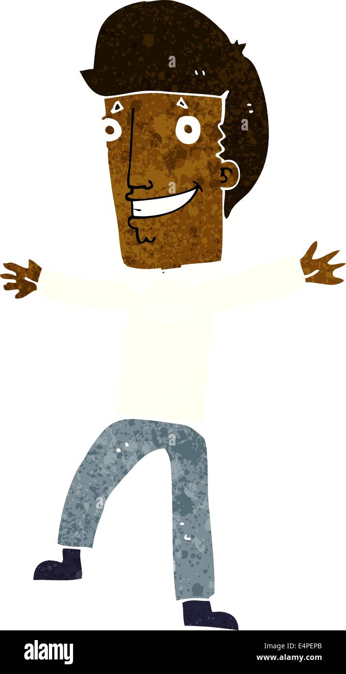 cartoon happy man Stock Vector Image & Art - Alamy