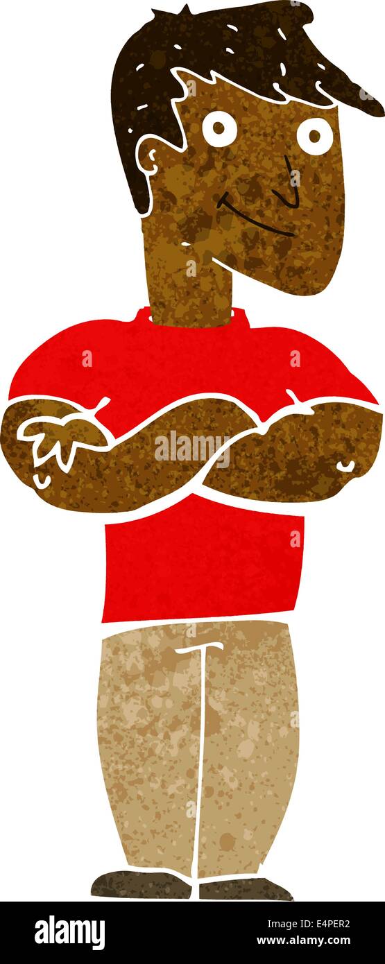 cartoon muscular man Stock Vector Image & Art - Alamy