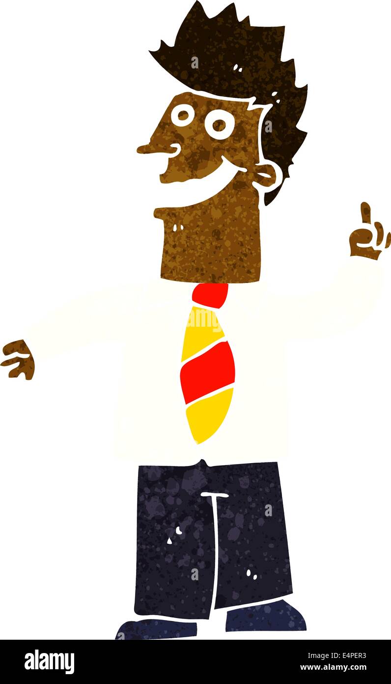 cartoon man with good idea Stock Vector Image & Art - Alamy