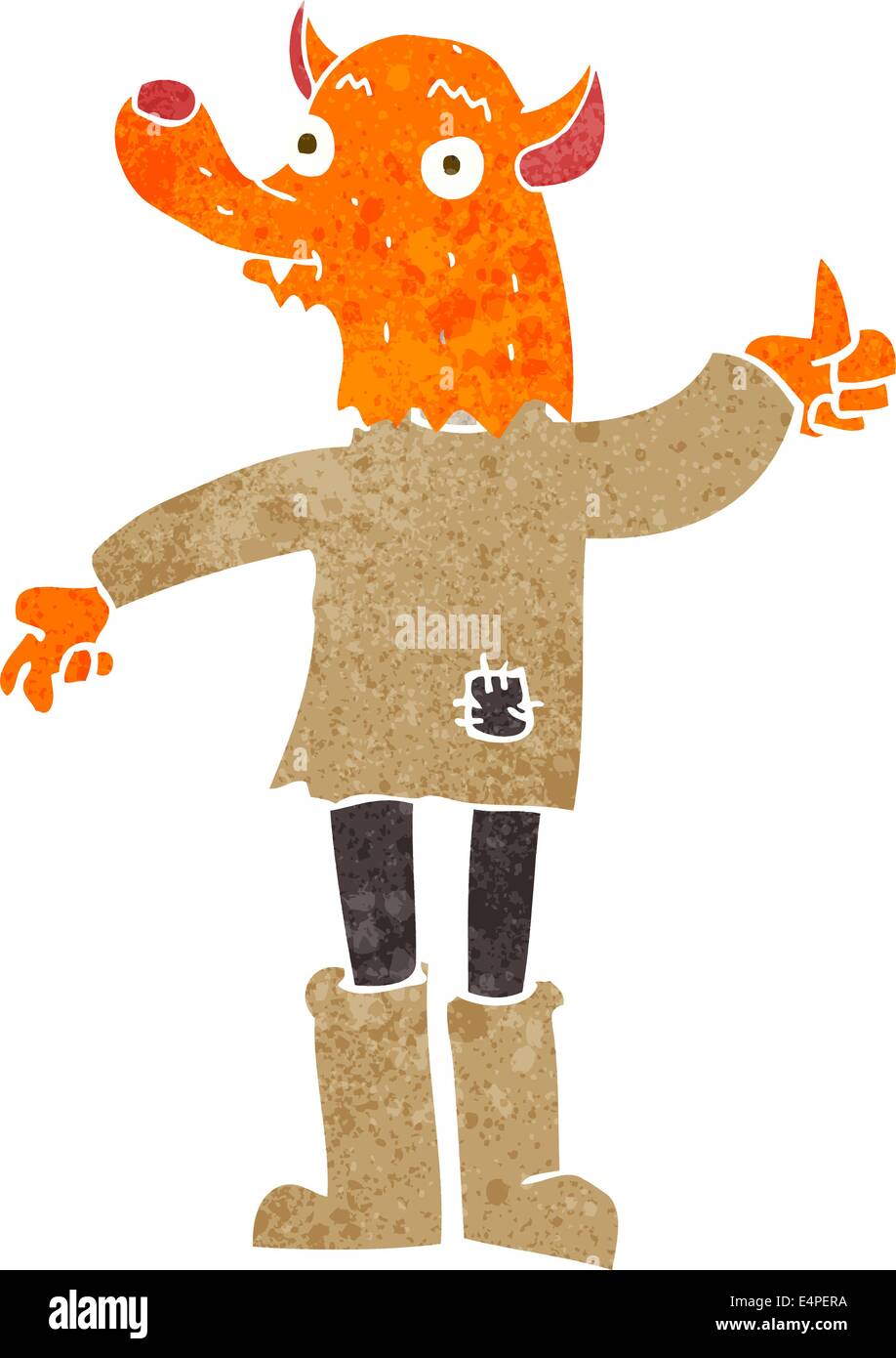 Cartoon fox man hi-res stock photography and images - Alamy