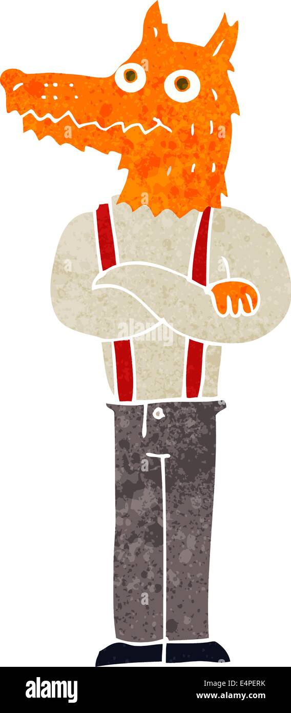 cartoon funny fox Stock Vector Image & Art - Alamy