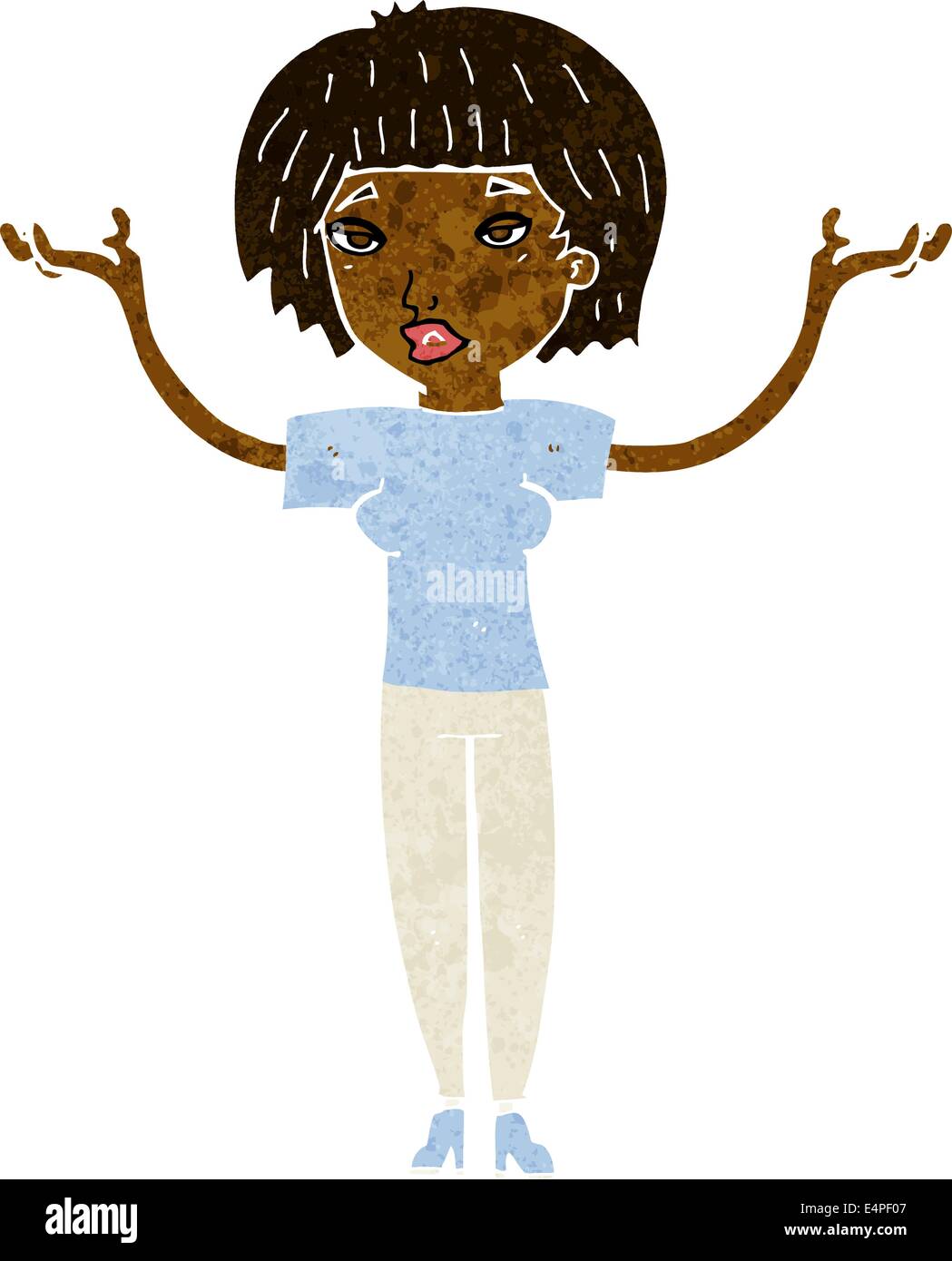 Shrugging shoulders vector hi-res stock photography and images - Alamy