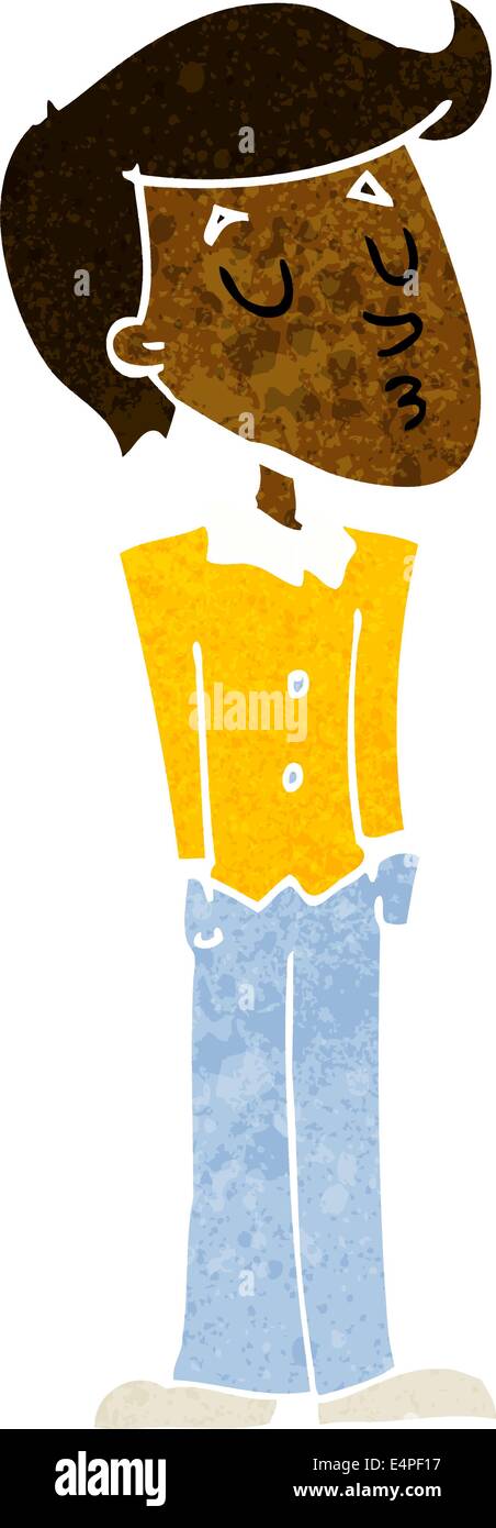 cartoon calm man Stock Vector Image & Art - Alamy