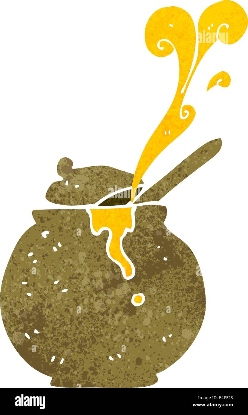 Cartoon Honey Pot Stock Vector Image And Art Alamy