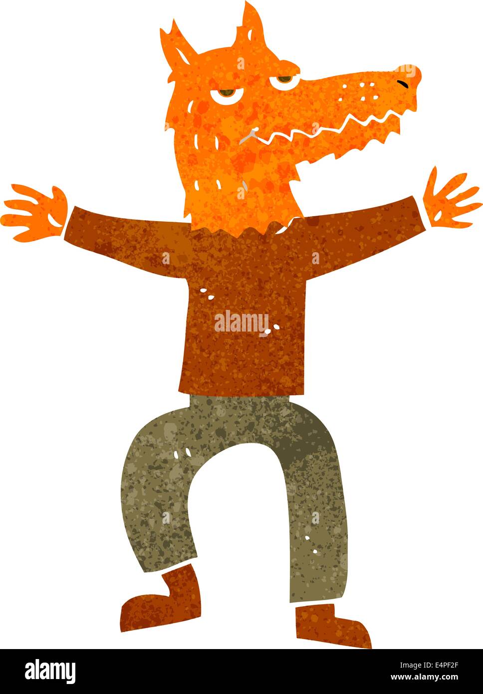 cartoon fox man Stock Vector Image & Art - Alamy