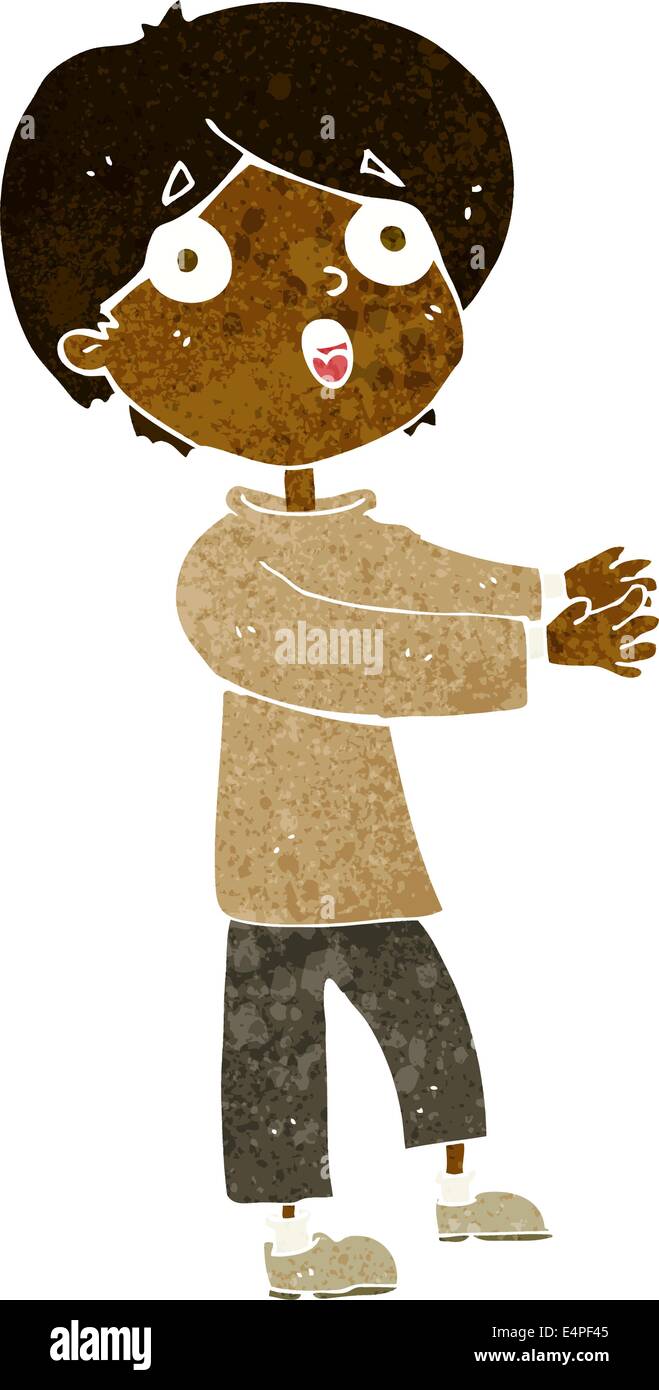 cartoon shocked boy Stock Vector Image & Art - Alamy