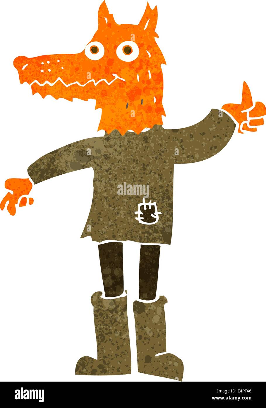 cartoon fox man Stock Vector Image & Art - Alamy