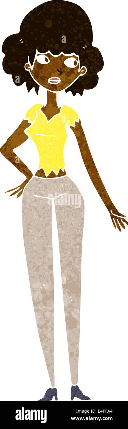 cartoon pretty woman Stock Vector Image & Art - Alamy