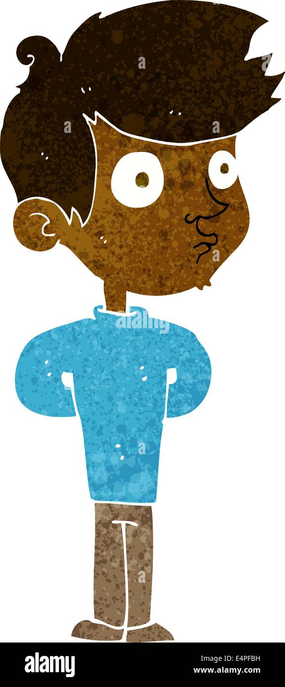 Cartoon boy staring Stock Vector Images - Alamy