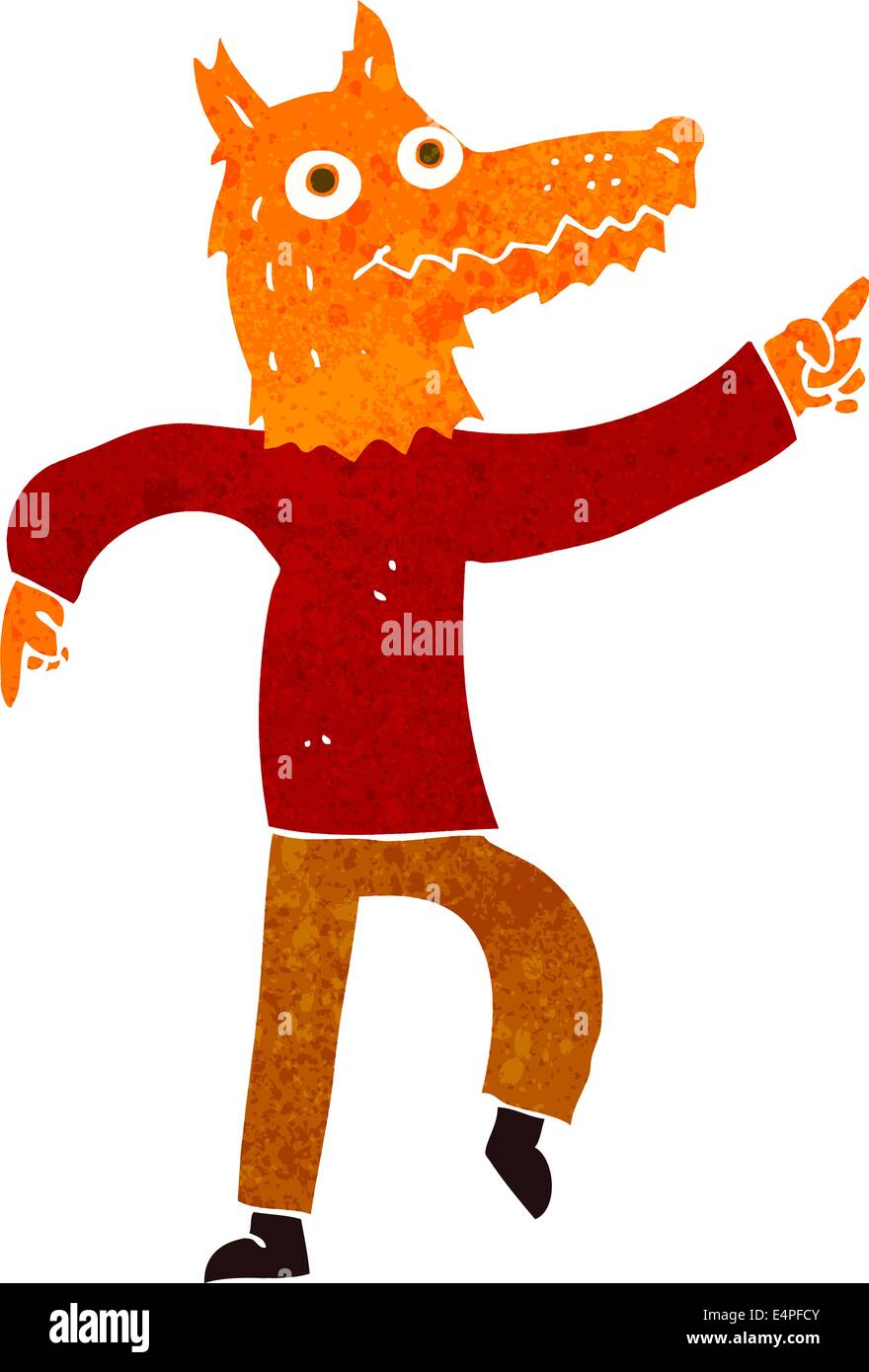 cartoon fox man Stock Vector Image & Art - Alamy