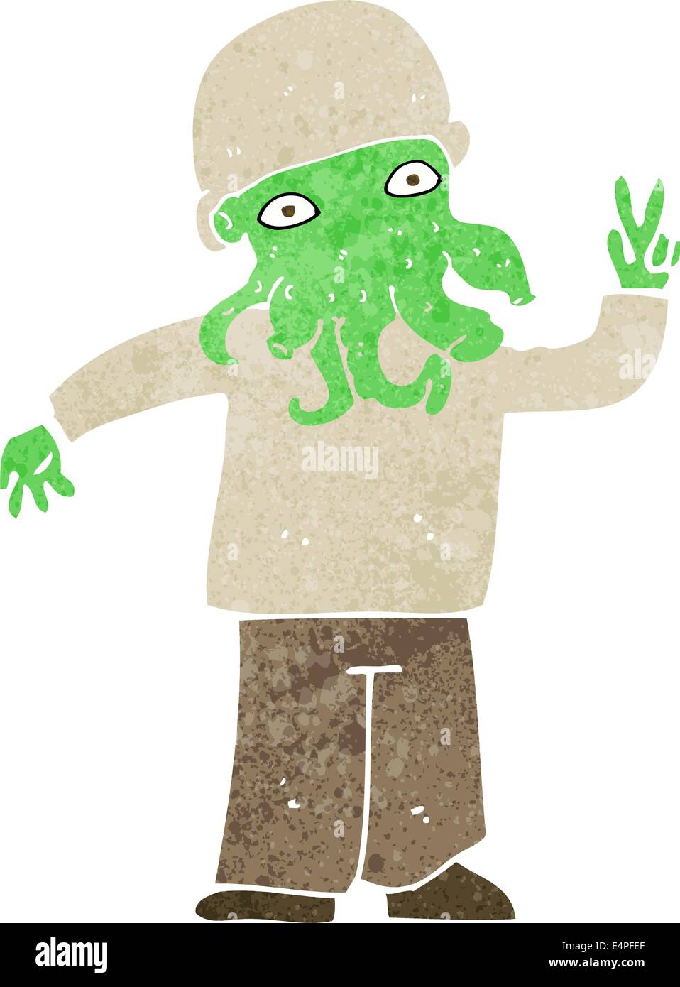 cartoon cool alien Stock Vector Image & Art - Alamy