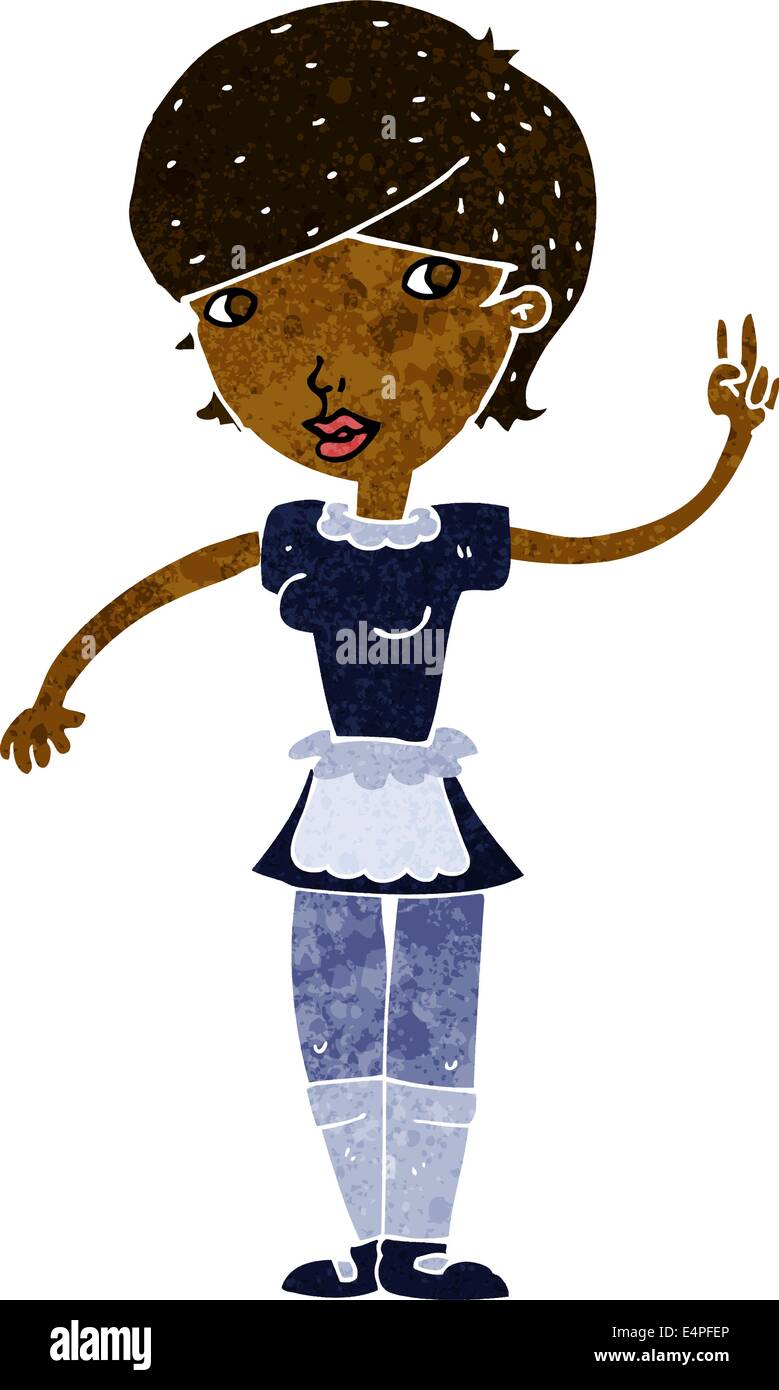 cartoon waitress taking order Stock Vector Image & Art - Alamy