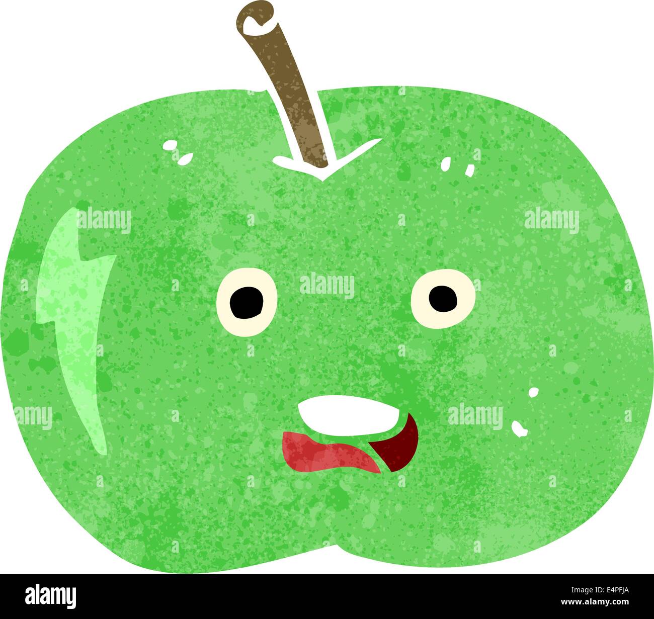 cartoon shiny apple Stock Vector Image & Art - Alamy