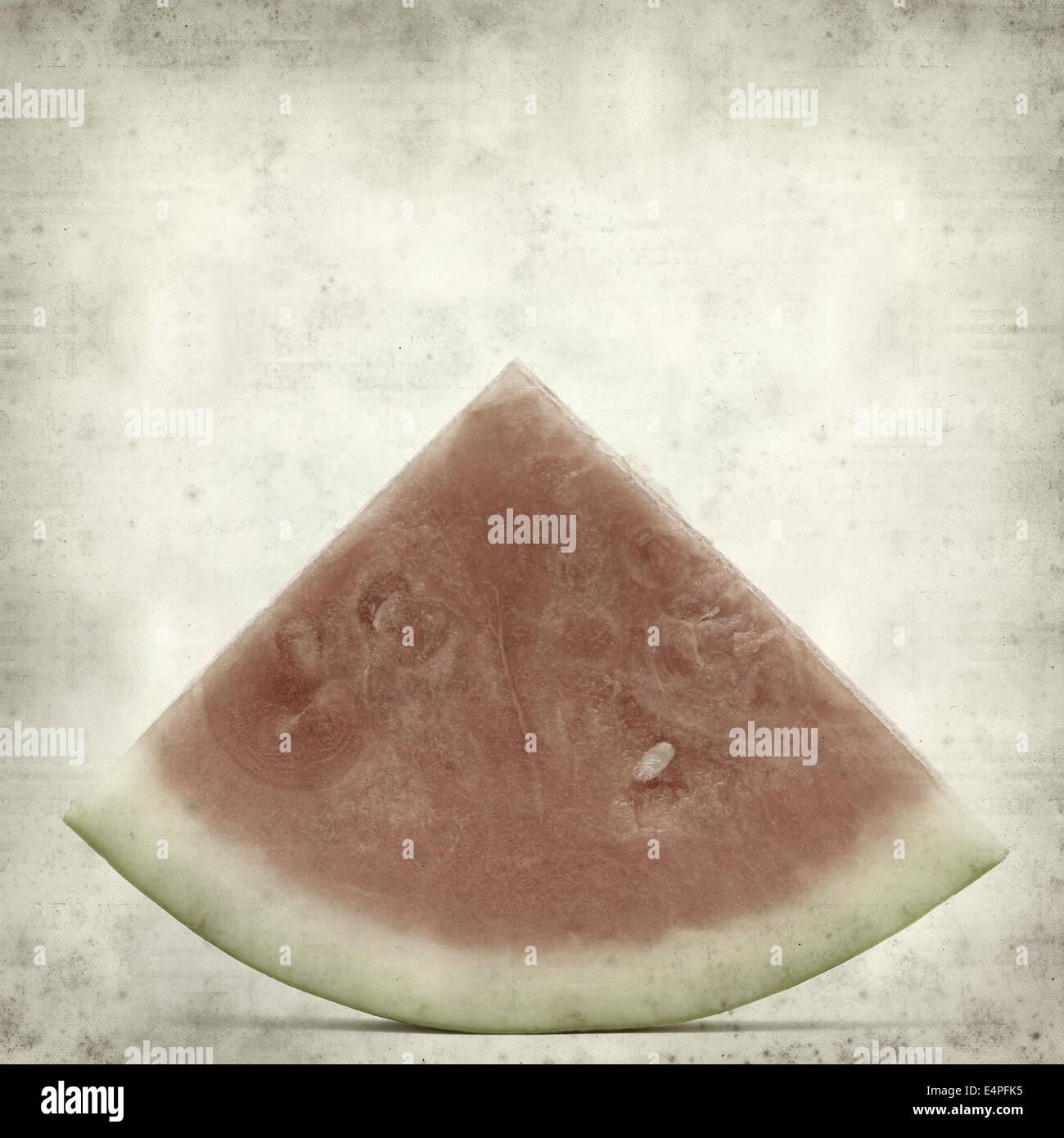 textured old paper background with watermelon Stock Photo - Alamy