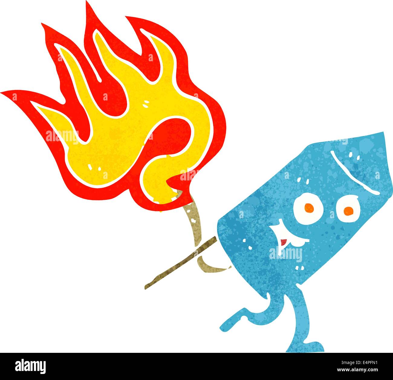 cartoon funny firework character Stock Vector Image & Art - Alamy