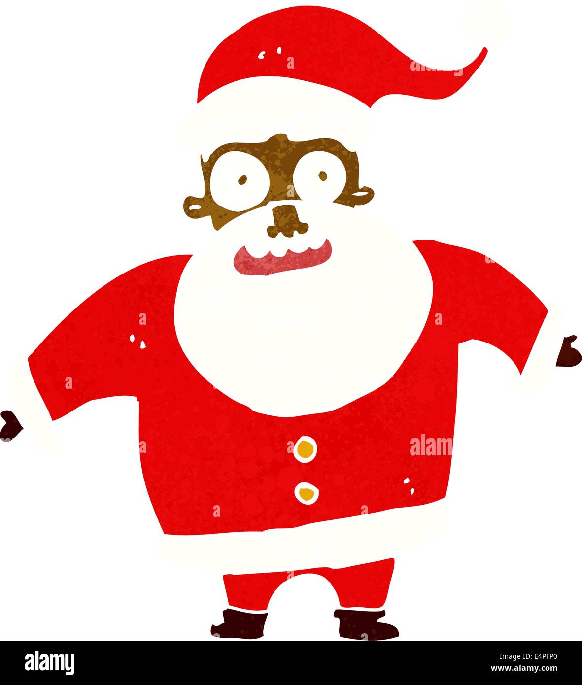 Cartoon shocked santa claus hi-res stock photography and images - Alamy