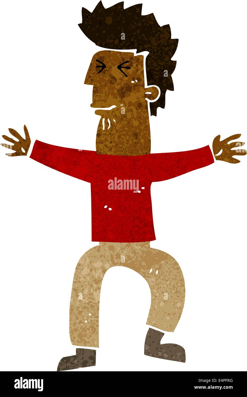 cartoon stressed out man Stock Vector Image & Art - Alamy