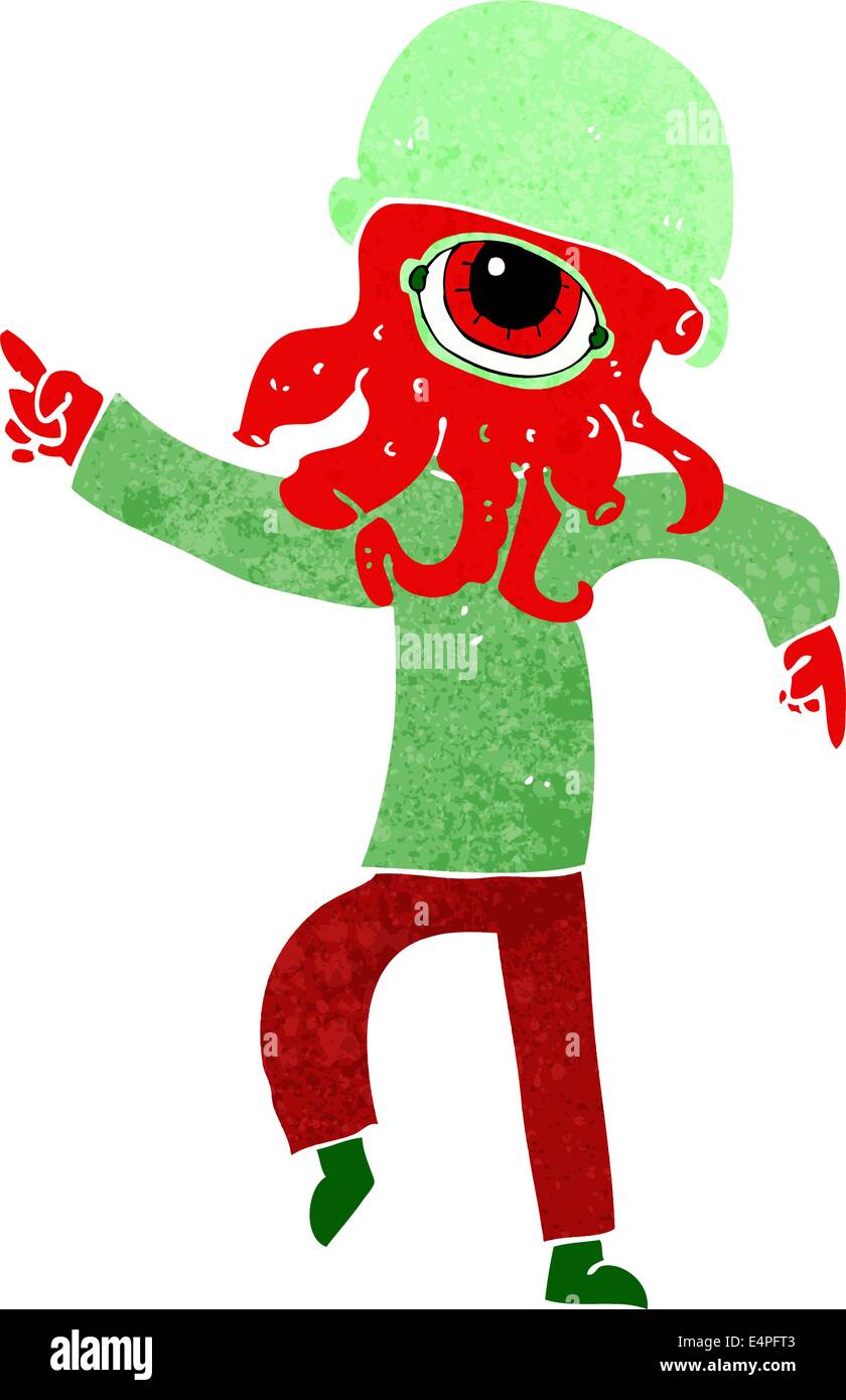 cartoon alien man dancing Stock Vector Image & Art - Alamy