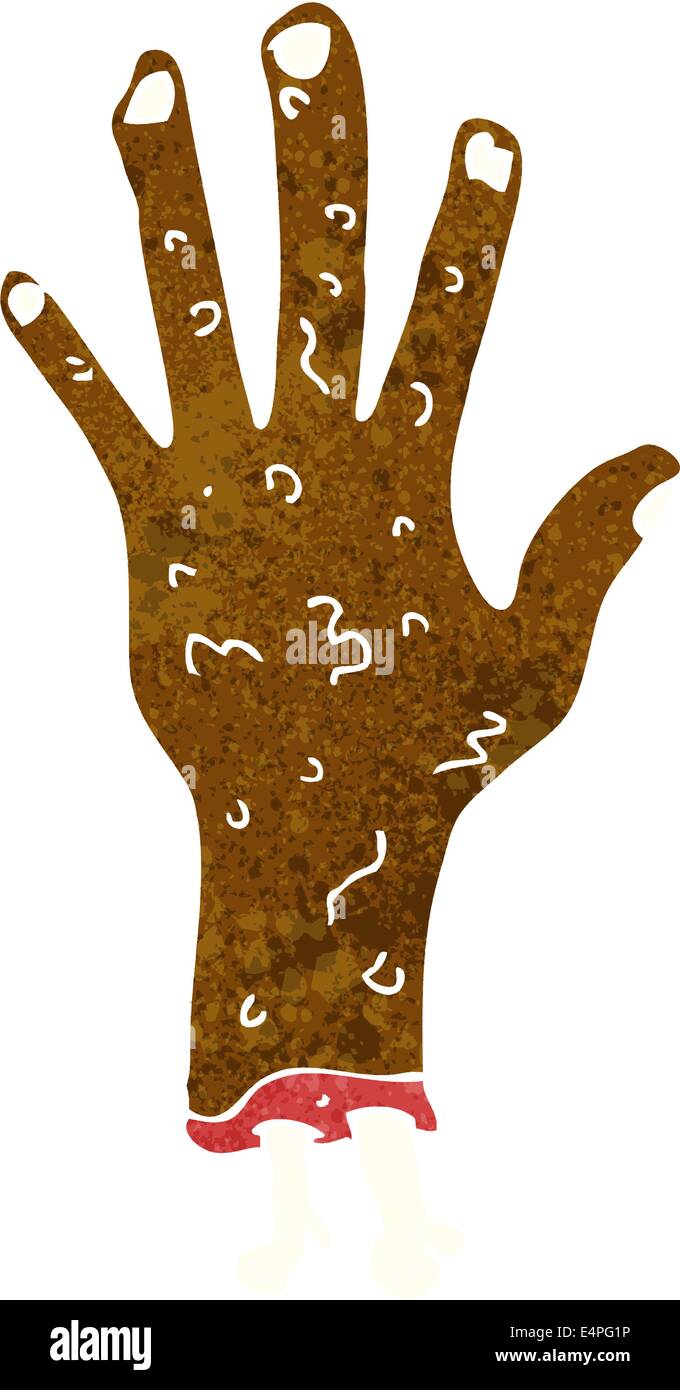 Gross severed hand cartoon hi-res stock photography and images - Alamy