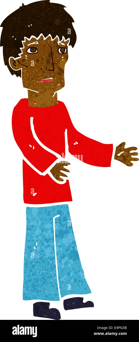 cartoon man explaining Stock Vector Image & Art - Alamy