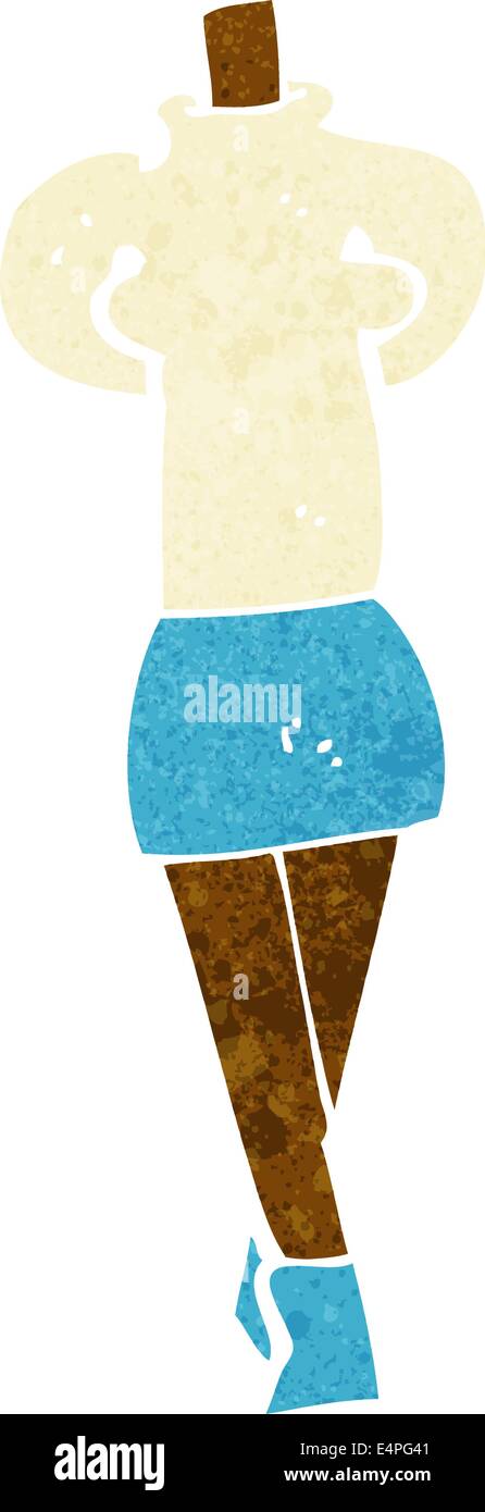 cartoon female body (mix and match cartoons or add own photos Stock ...