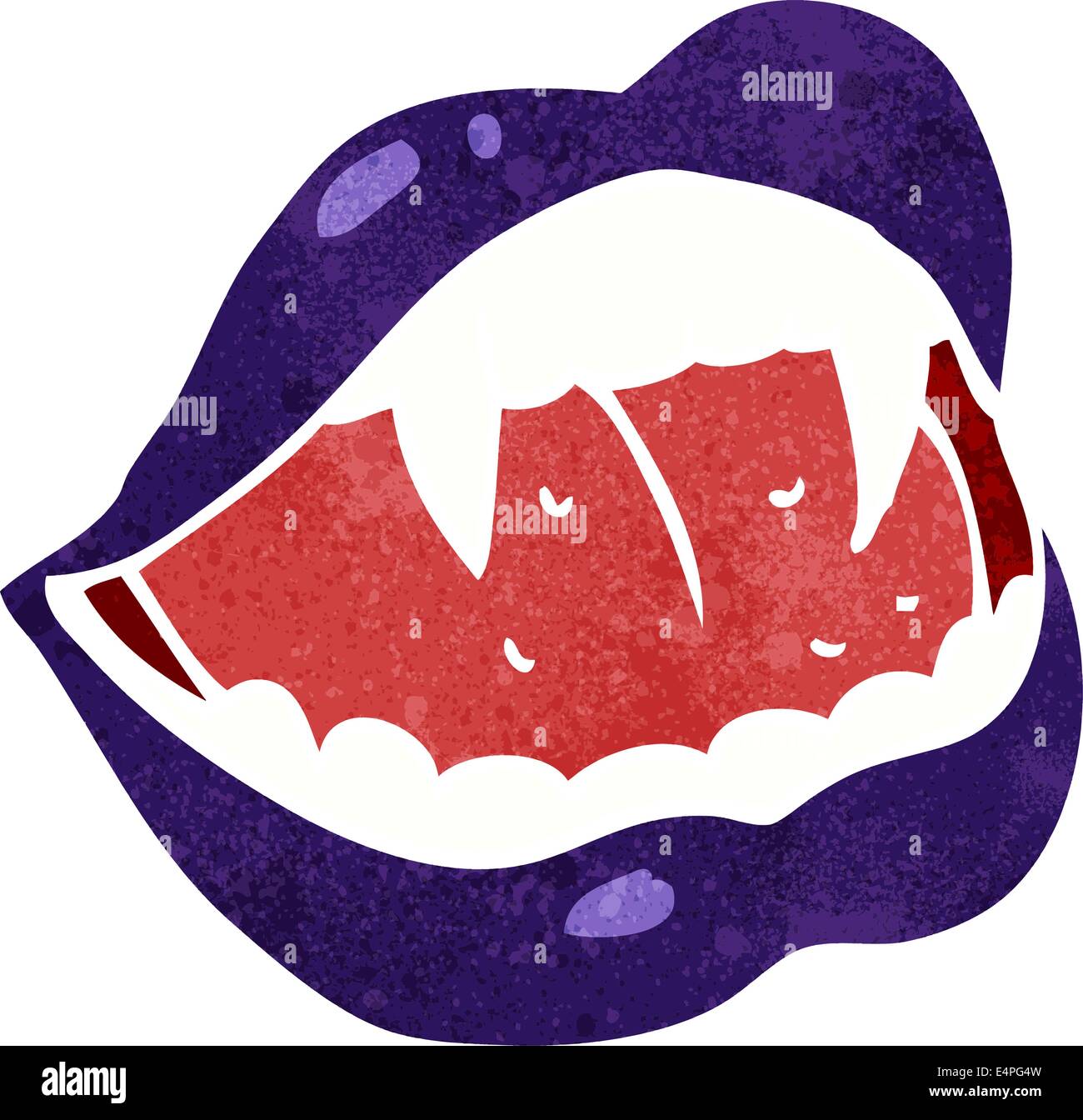 Cartoon Vampire Lips Stock Vector Image And Art Alamy 