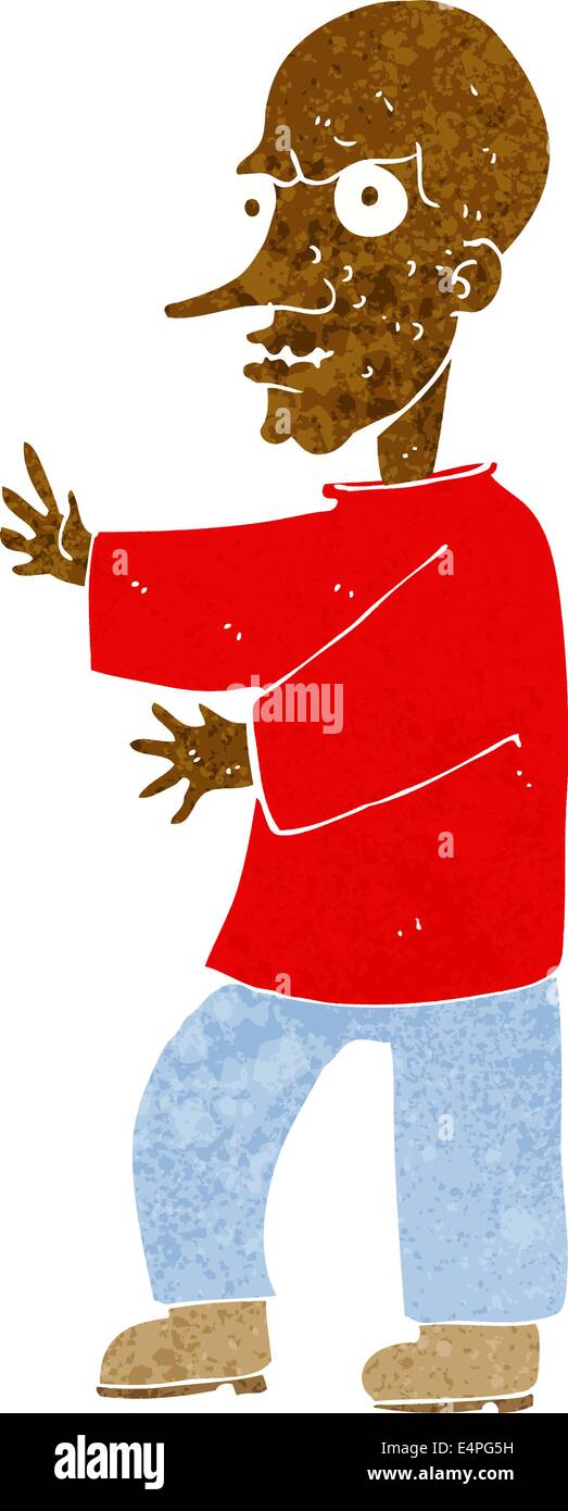 Mean looking bald man Stock Vector Images - Alamy