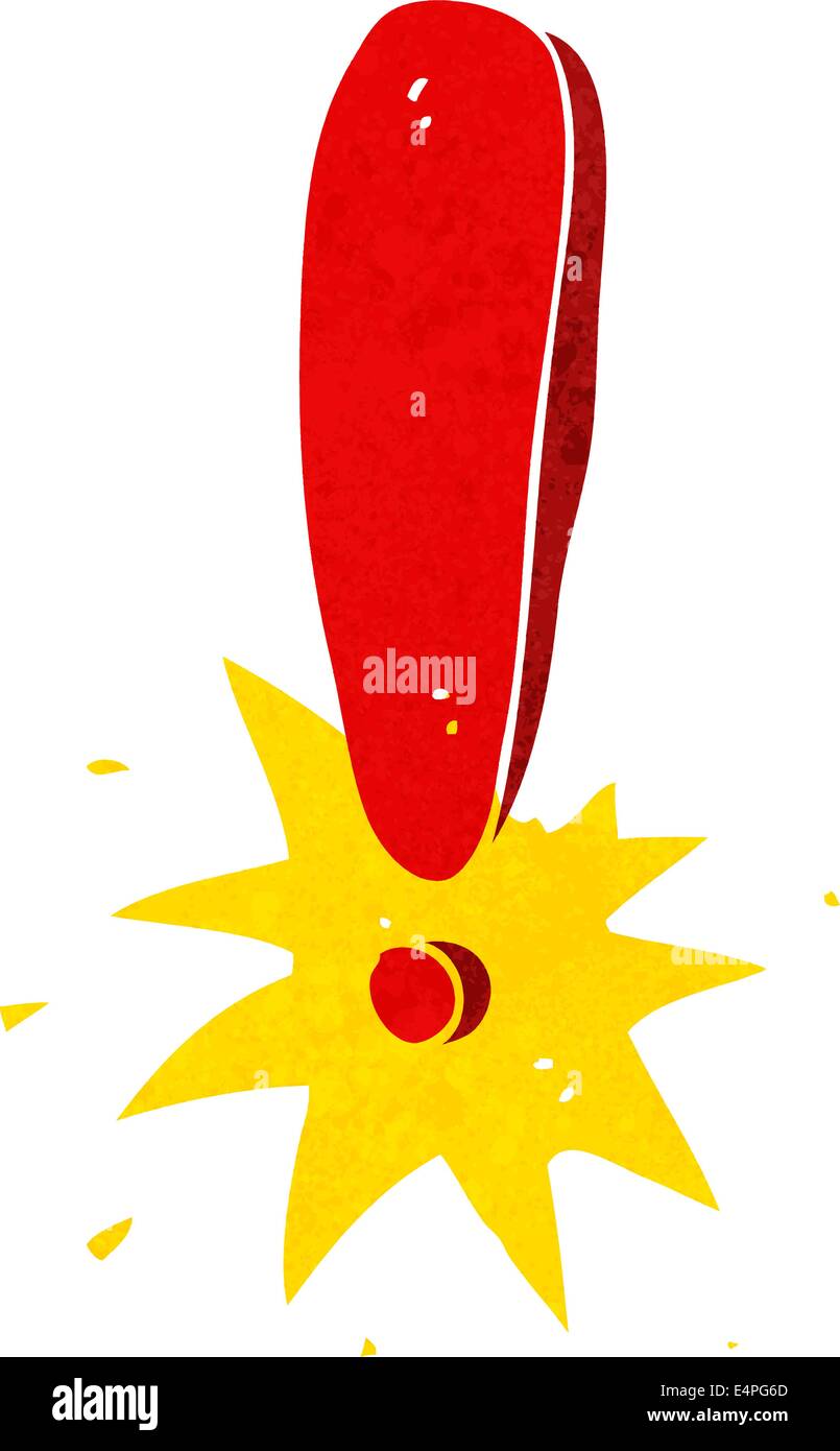 cartoon exclamation mark Stock Vector Image & Art - Alamy