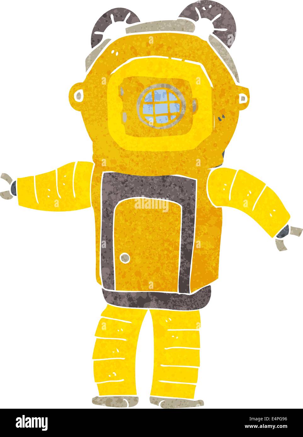 Funny deep diver cartoon Stock Vector Images - Alamy