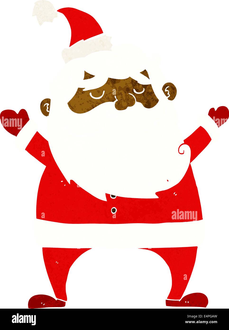 jolly santa cartoon Stock Vector Image & Art - Alamy