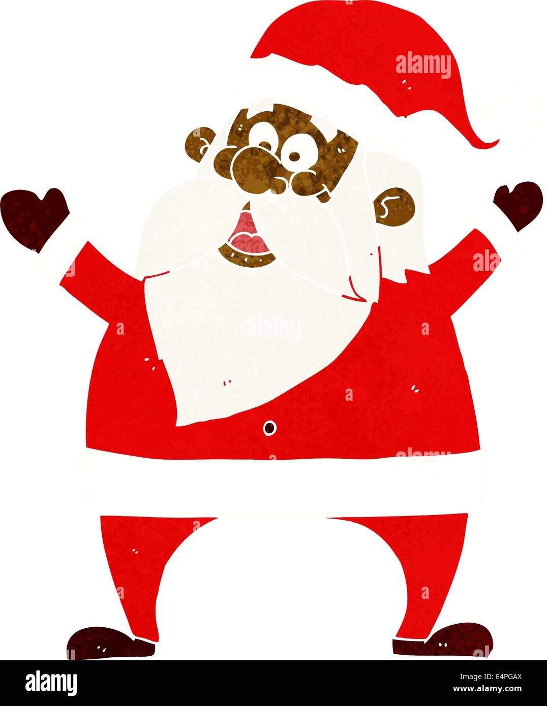 jolly santa cartoon Stock Vector Image & Art - Alamy